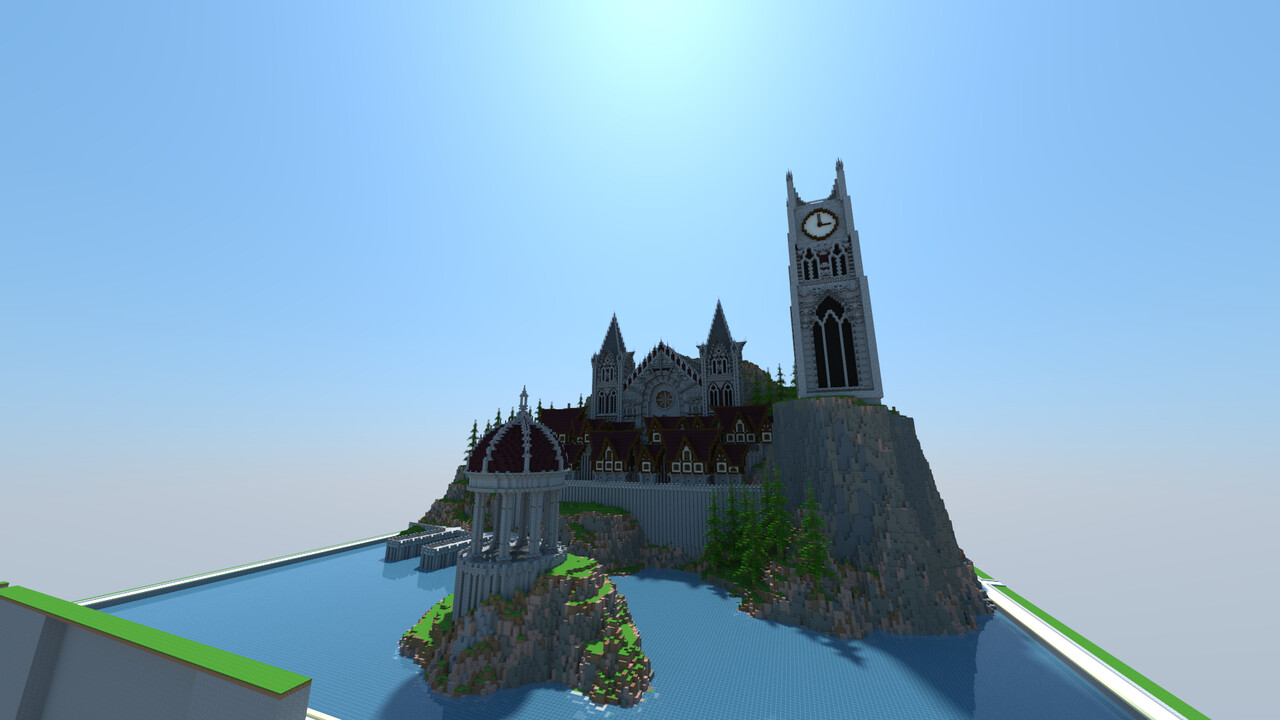 Gothic Styled Server Spawn | 300x300 Minecraft Map