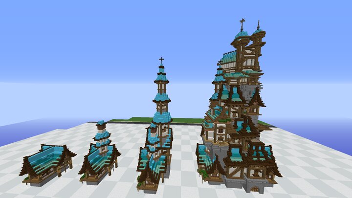 Fantasy house pack | BUILD by : Arocuis Minecraft Map