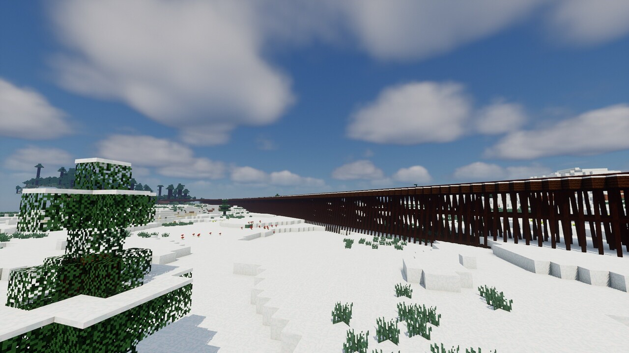 AJ Railfan's Surreal Immersive Railroading Server Minecraft Map