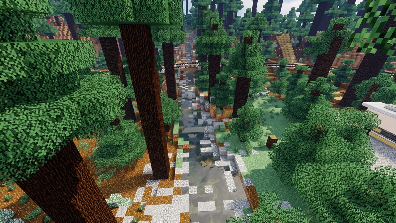 AJ Railfan's Surreal Immersive Railroading Server Minecraft Map