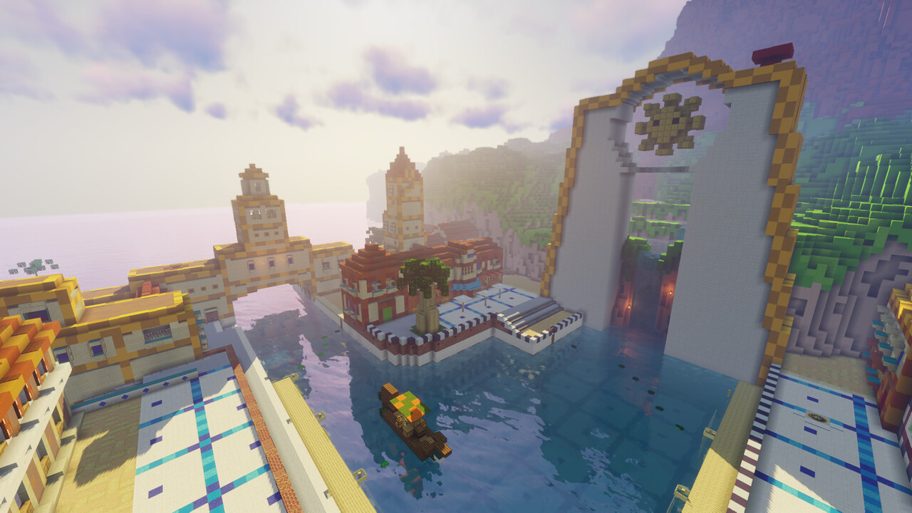 Delfino Plaza!! (Super Mario Sunshine!) Minecraft Map