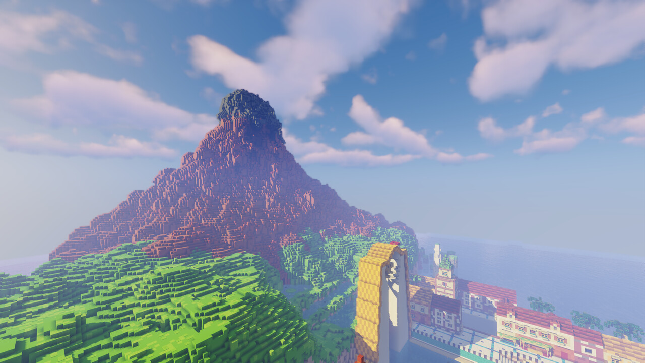 Delfino Plaza!! (Super Mario Sunshine!) Minecraft Map