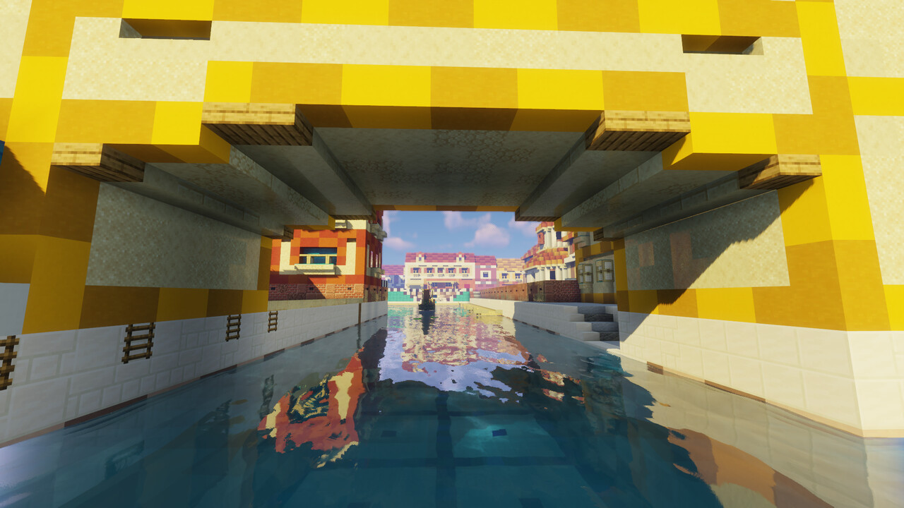 Delfino Plaza!! (Super Mario Sunshine!) Minecraft Map