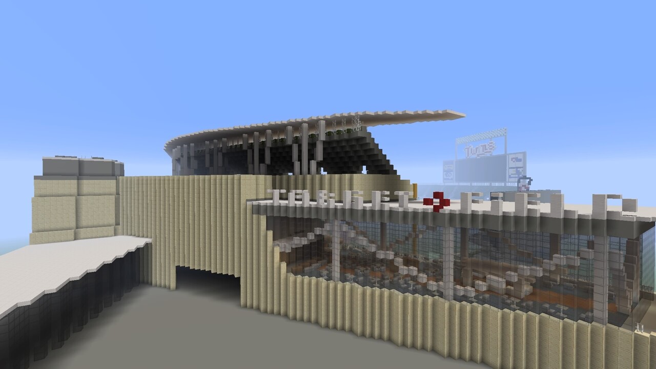 Minecraft Target Field- Home of the Minnesota Twins Minecraft Map