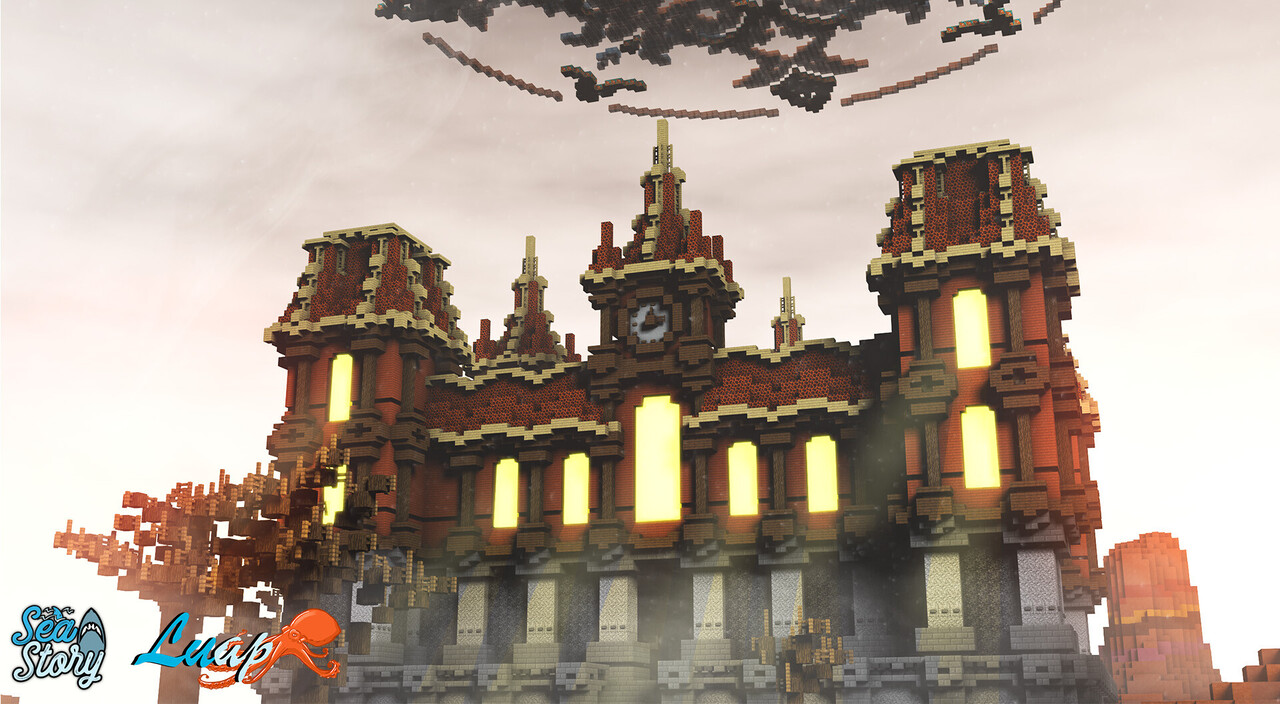 Fantastic western faction spawn Minecraft Map