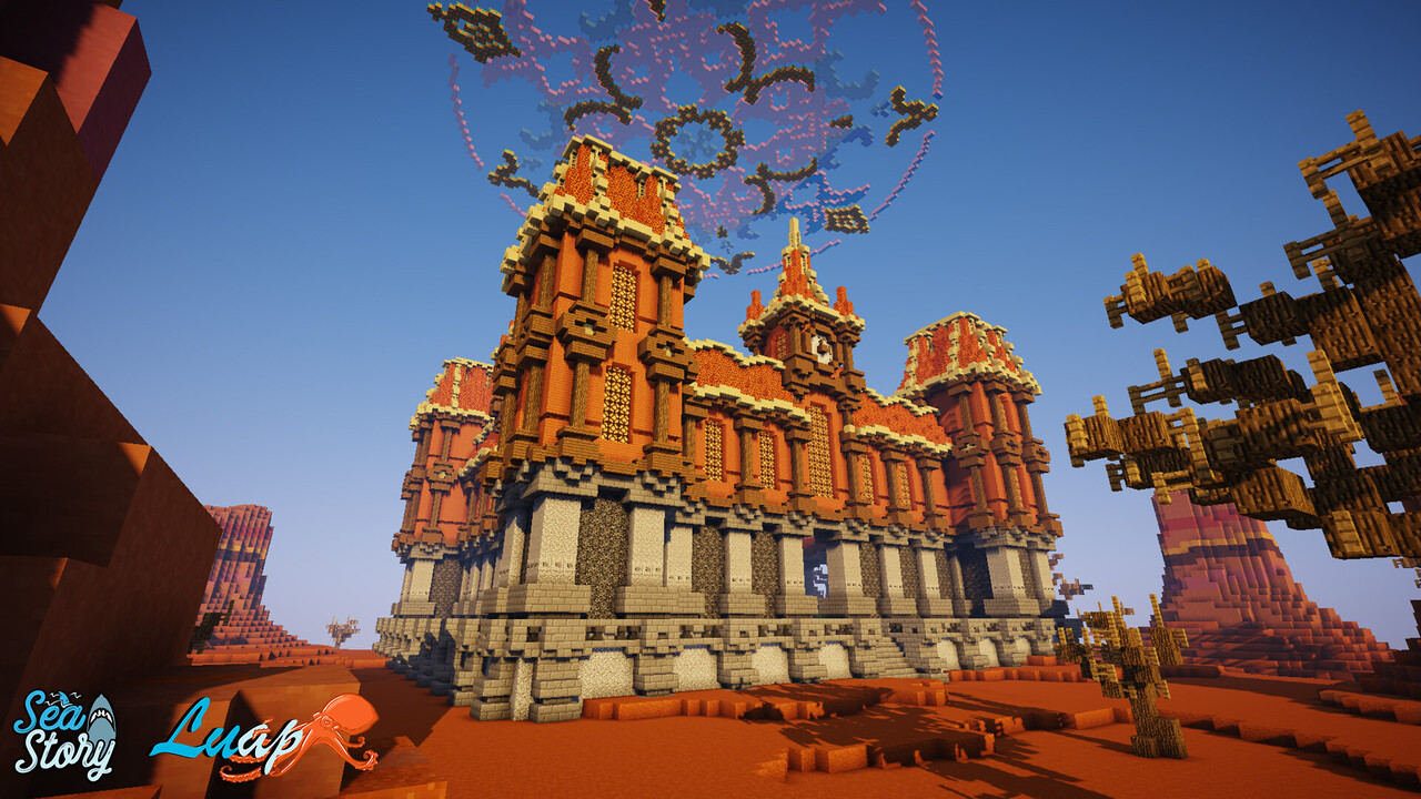 Fantastic western faction spawn Minecraft Map