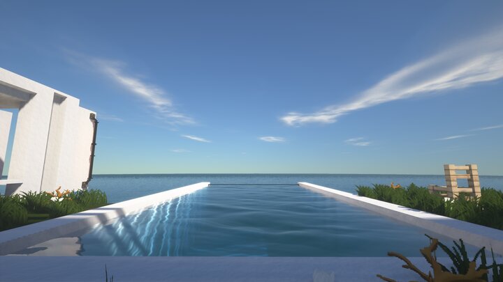 White Container House Minecraft Map