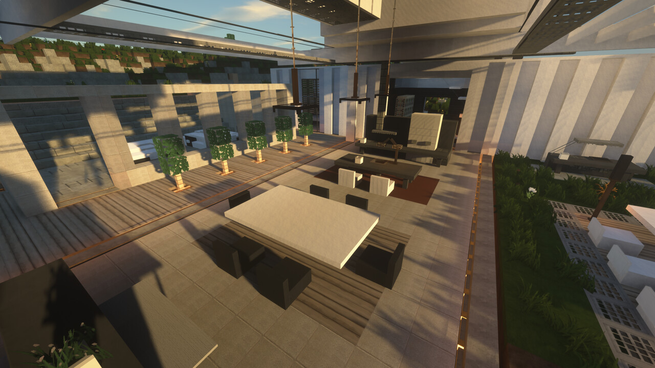 White Container House Minecraft Map