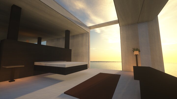 White Container House Minecraft Map