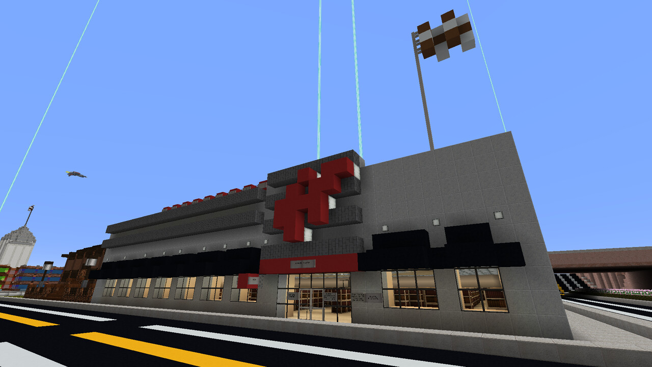 Virgin Megastore - Cowville, MCParks Minecraft Map