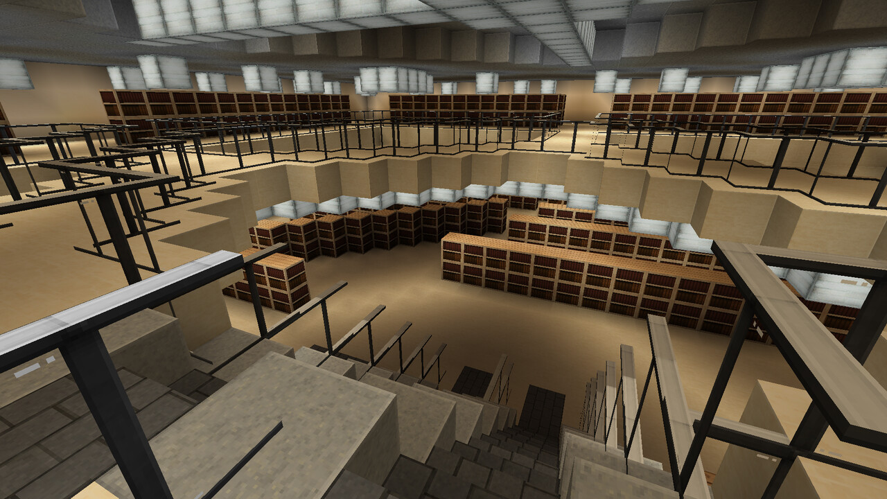 Virgin Megastore - Cowville, MCParks Minecraft Map