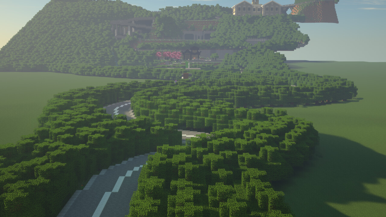 Hinode Pass (Japanese Inspired Mountain Road) Minecraft Map