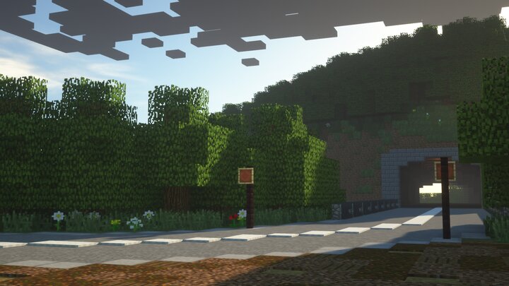 Hinode Pass (Japanese Inspired Mountain Road) Minecraft Map