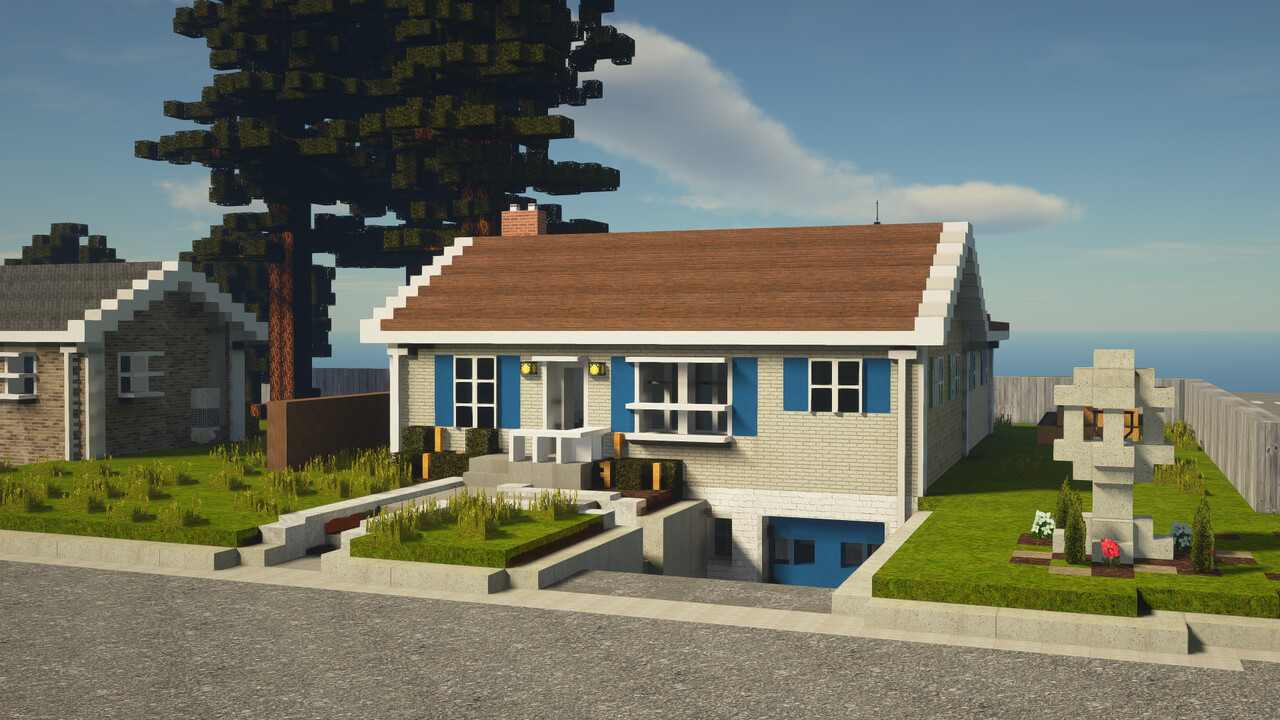 Powhattan One-Story Home Minecraft Map