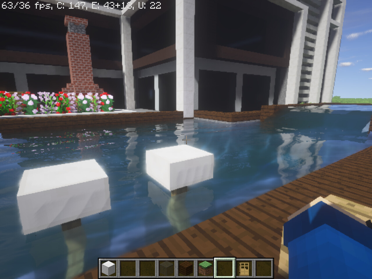 modern mansion giant Minecraft Map