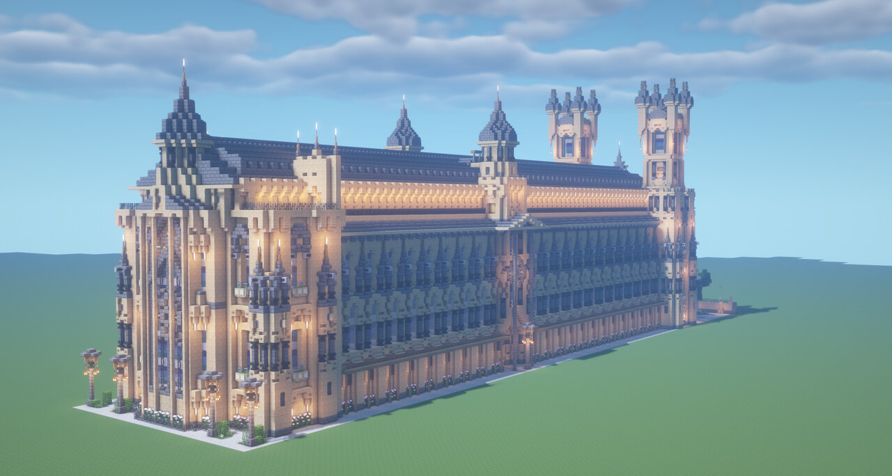 Sandstone Curch, Cathedral Concept Build Minecraft Map