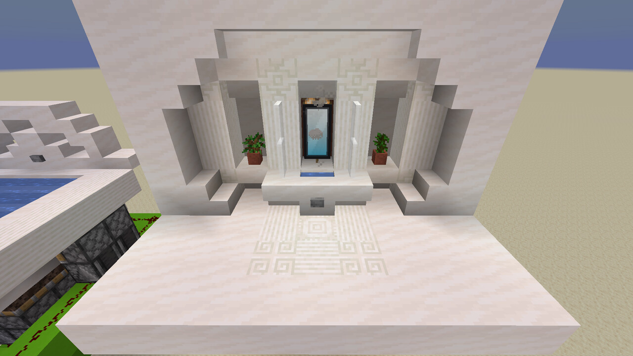 Redstone Bathroom Furniture Set Minecraft Map