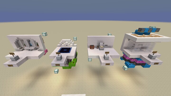 Redstone Bathroom Furniture Set Minecraft Map