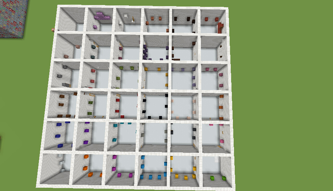 Parkour room 36 level rainbow Minecraft Map
