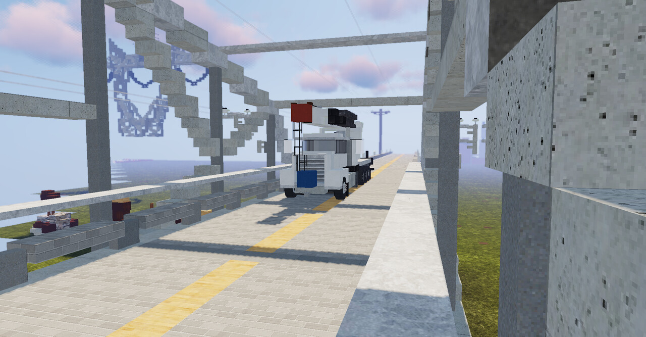 Freightliner 112SD Digger Derrick Minecraft Map