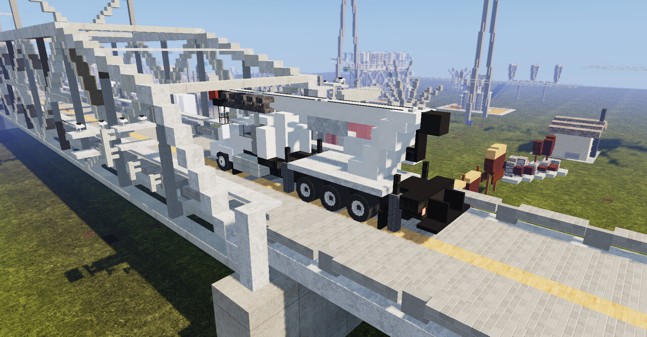 Freightliner 112SD Digger Derrick Minecraft Map