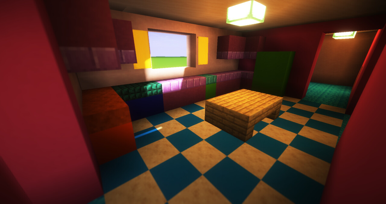 Simpsons House (2:1 Scale) Minecraft Map