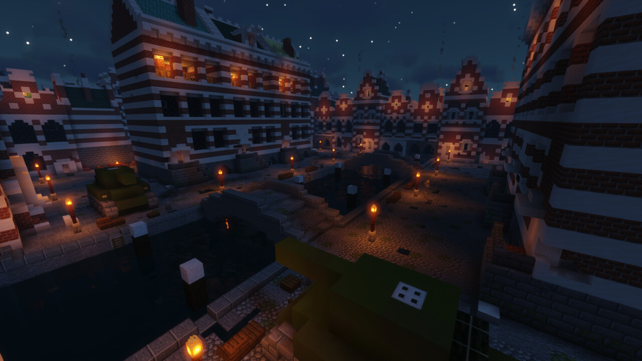 Dutch Town, circa WWII Minecraft Map