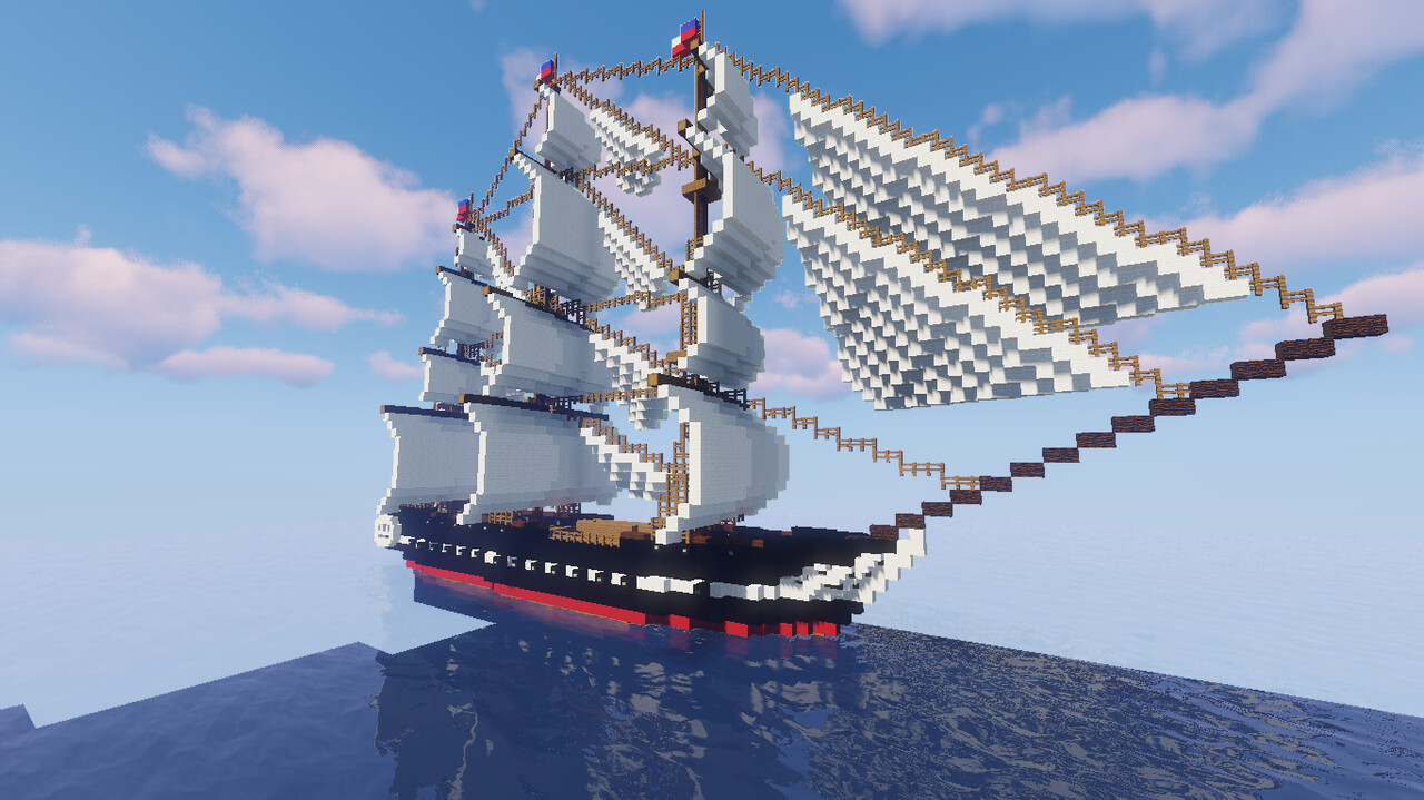 (OLD) USS Constitution (added download back) Minecraft Map