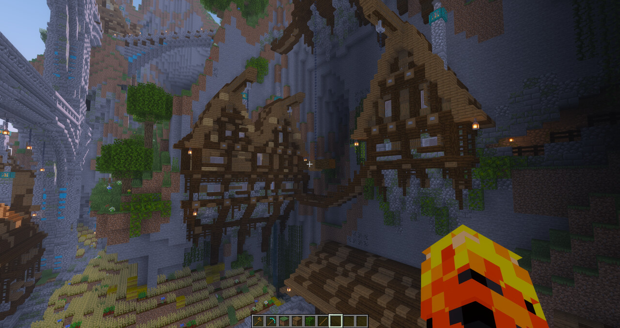 Cliff Houses Minecraft Map