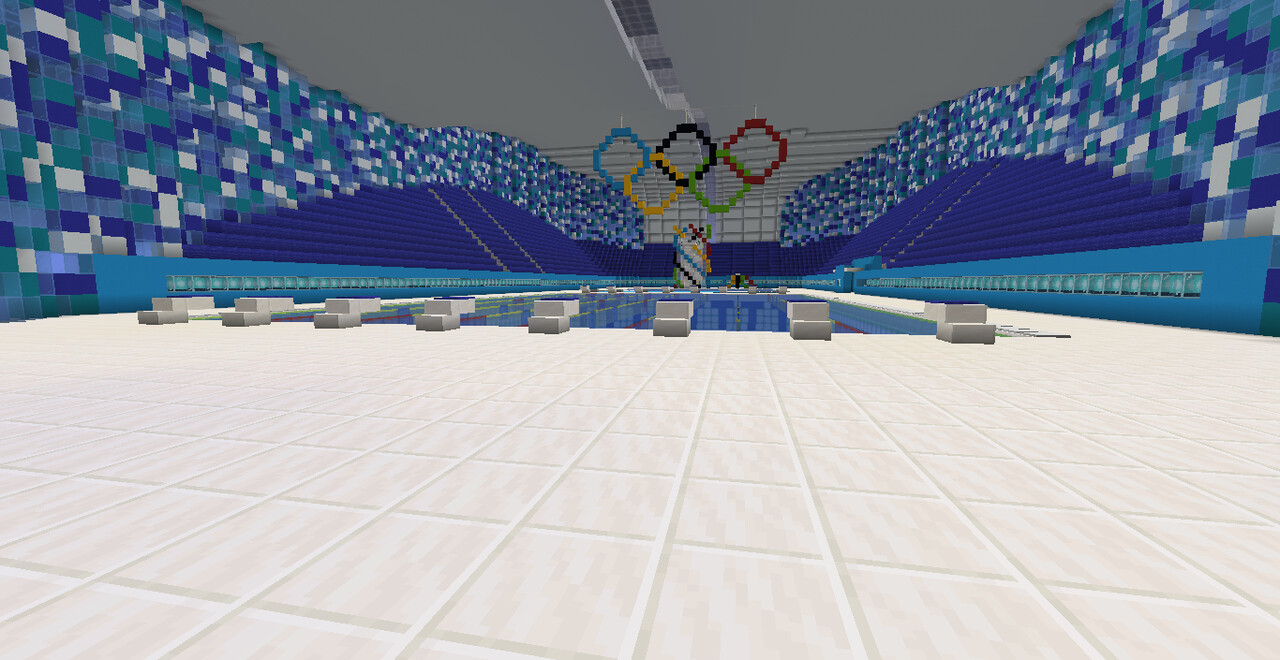 Olympic swimming pool Minecraft Map