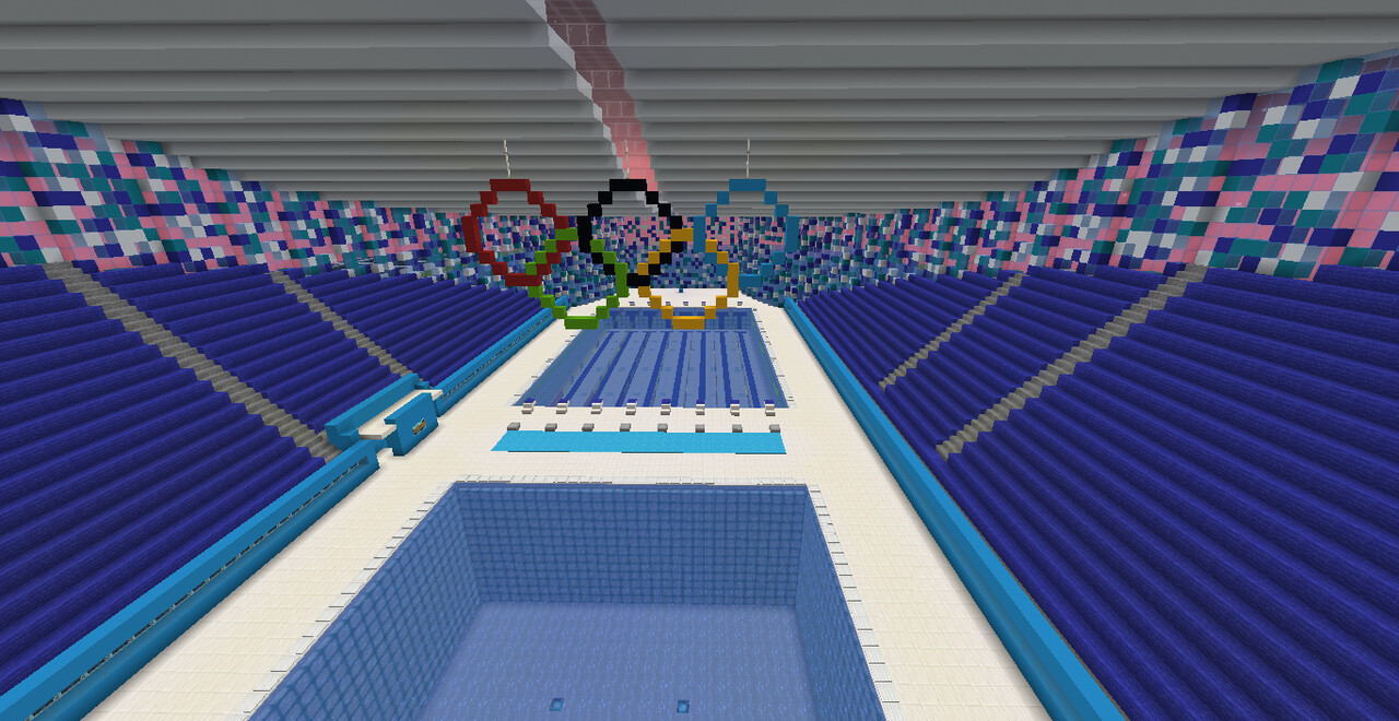 Olympic swimming pool Minecraft Map