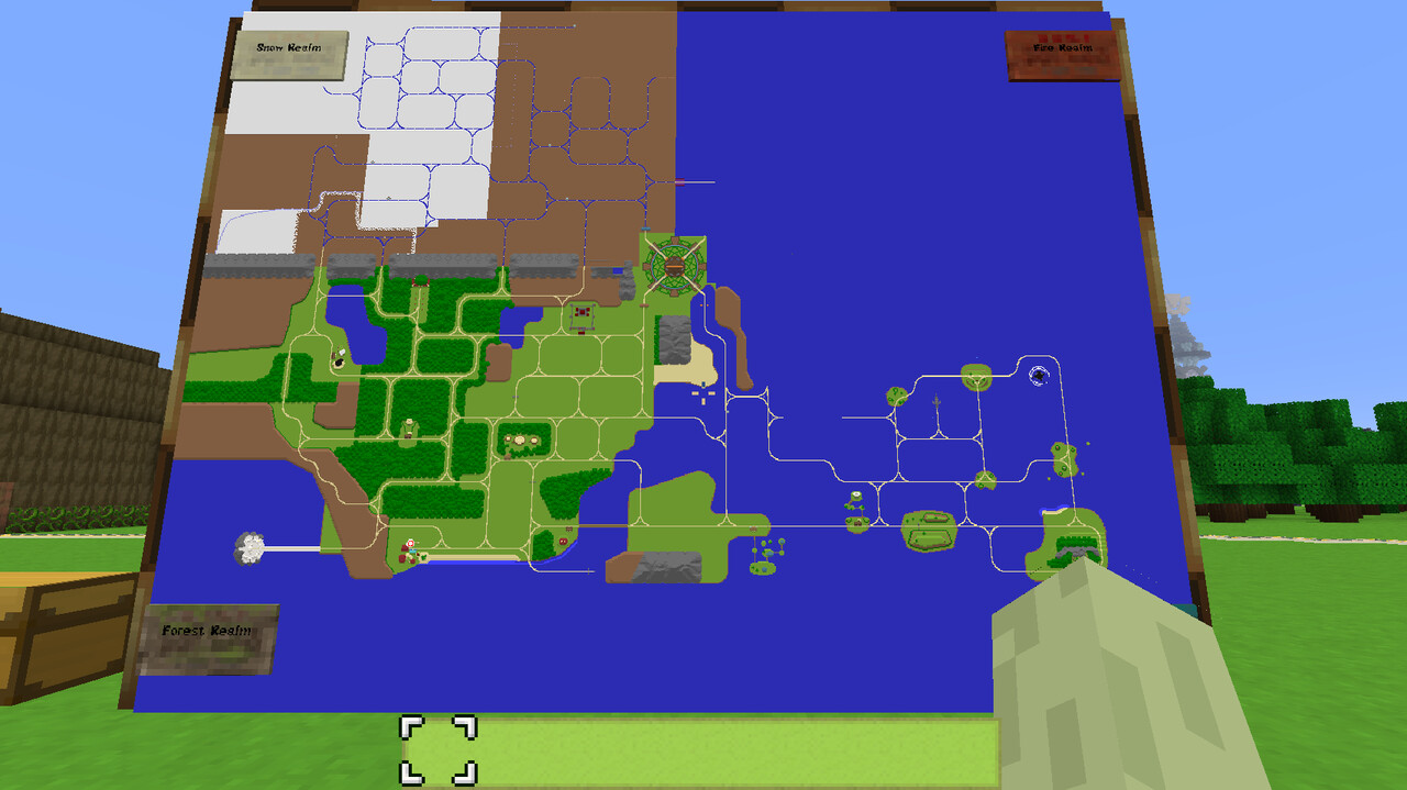 Legend of Zelda: Spirit Tracks Overworld Minecraft Map