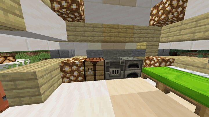 Modern house + secret lever Minecraft Map