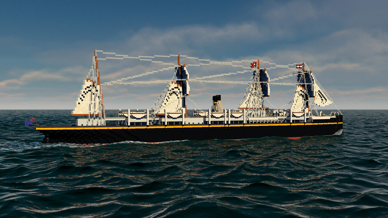 RMS. Atlantic (1871) exterior only Minecraft Map