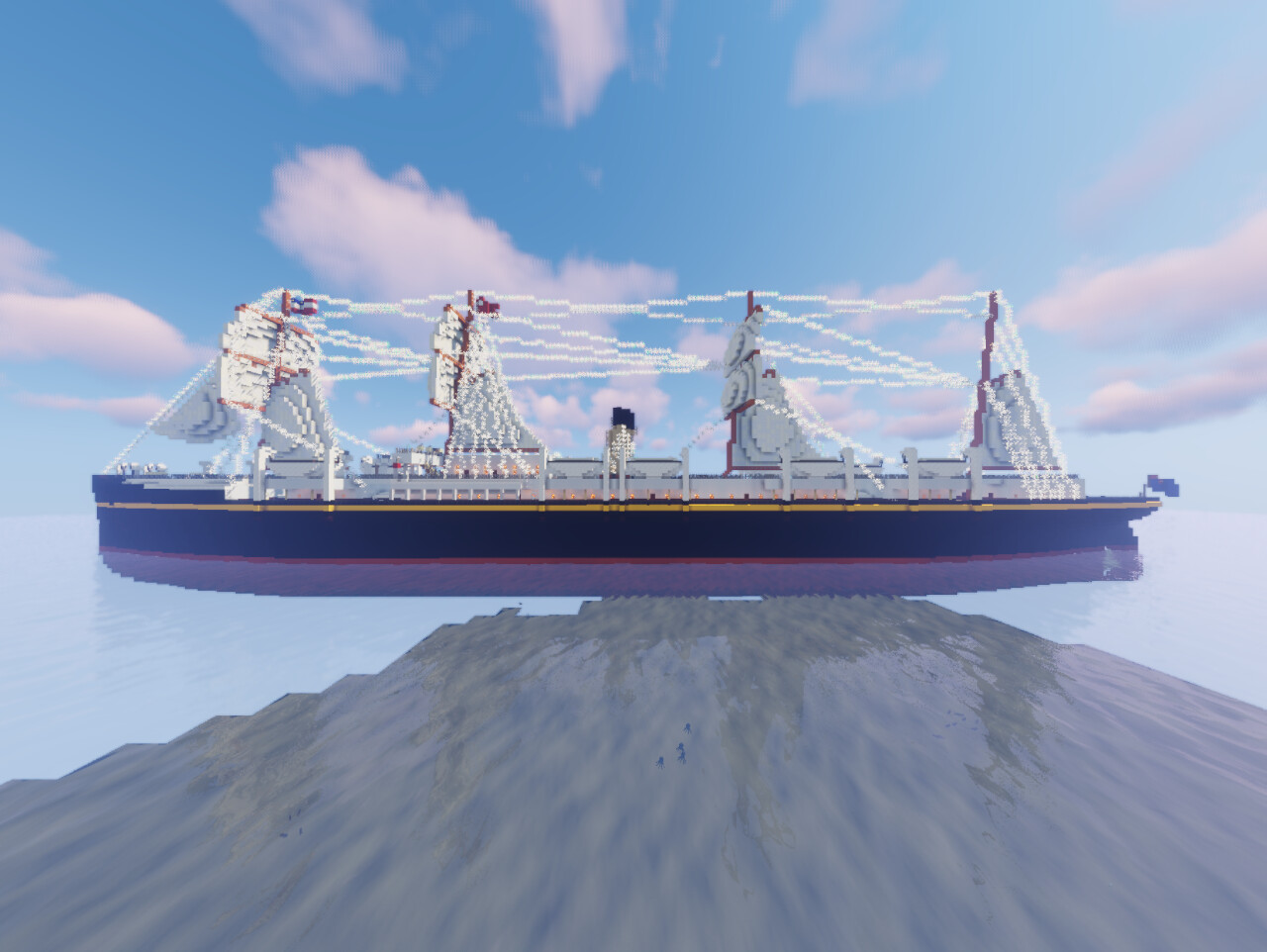 RMS. Atlantic (1871) exterior only Minecraft Map