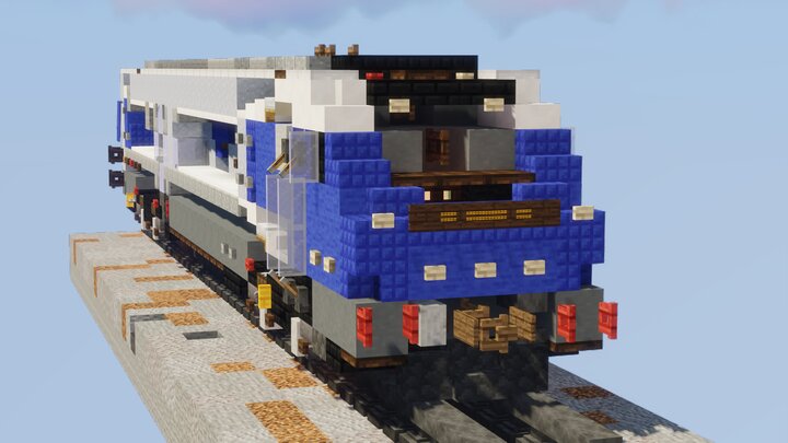 1.5:1 Amtrak Midwest Siemens SC44 "Charger" Minecraft Map