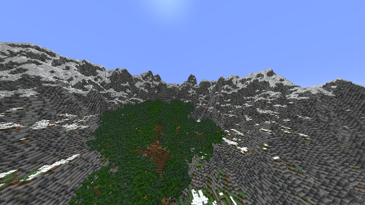 768x768 Mountain Map Minecraft Map