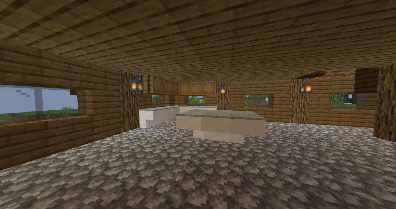 Spruce Mansion House, 3 storys Minecraft Map