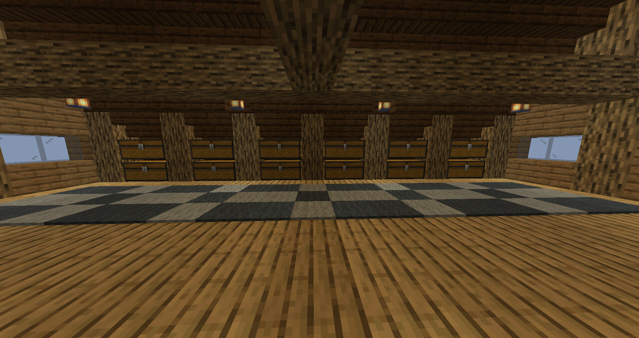 Spruce Mansion House, 3 storys Minecraft Map