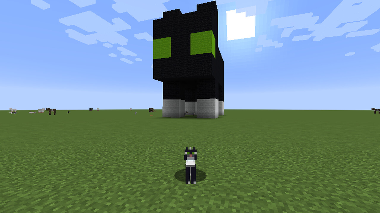 Giant Cat Statue Minecraft Map