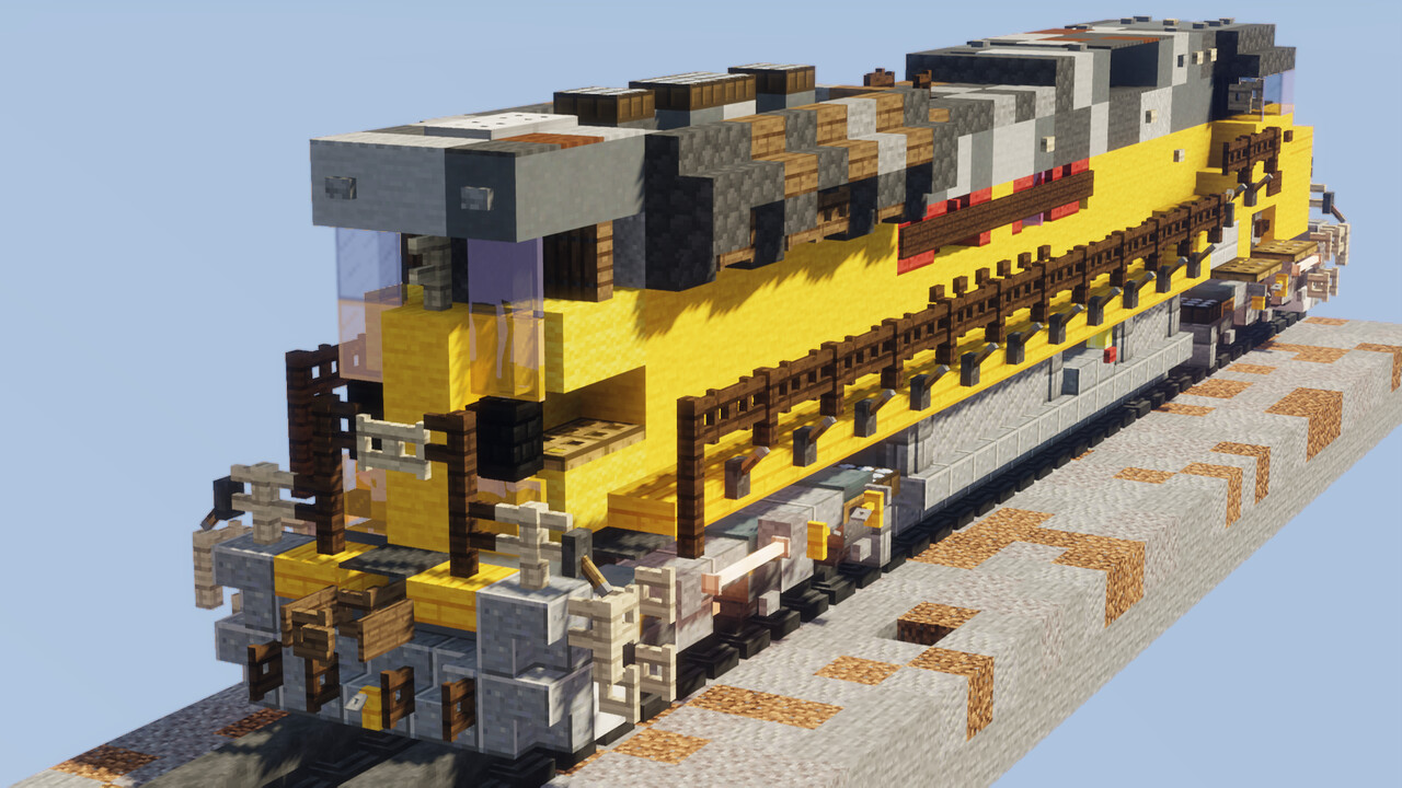 1.5:1 Ex-Union Pacific EMD SD90MAC Minecraft Map