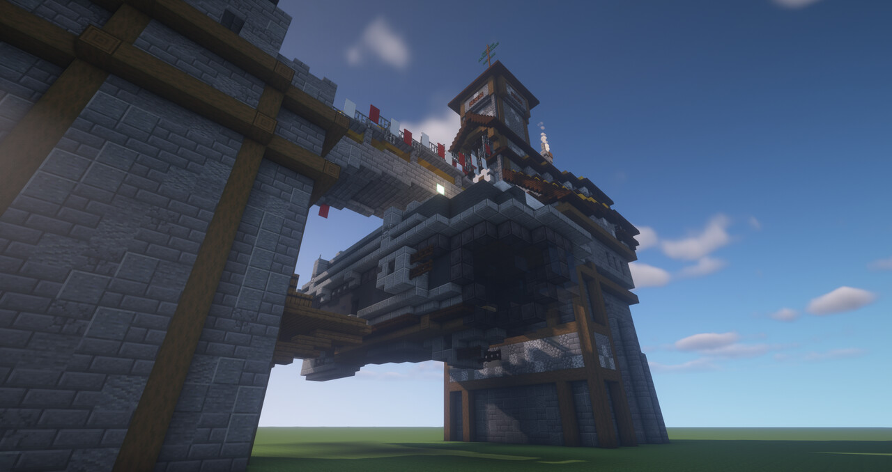 Steampunk Airdocks Minecraft Map