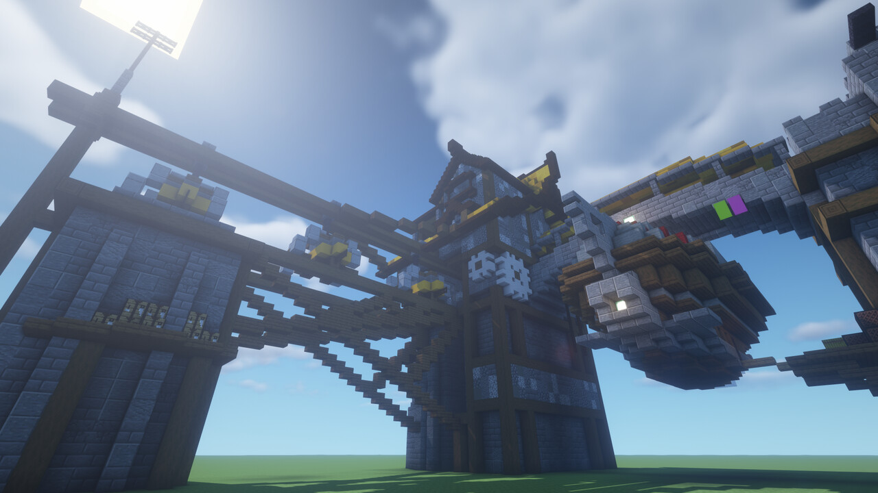 Steampunk Airdocks Minecraft Map