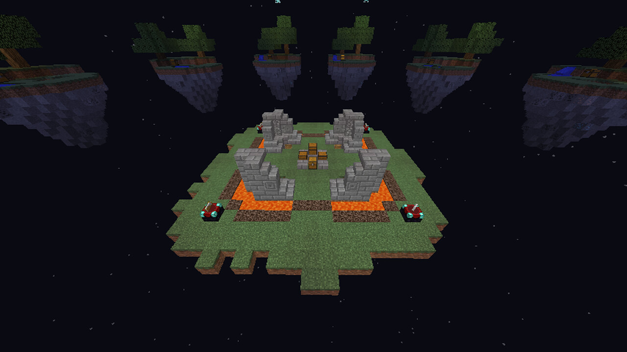 5 mundos skyward Minecraft Map