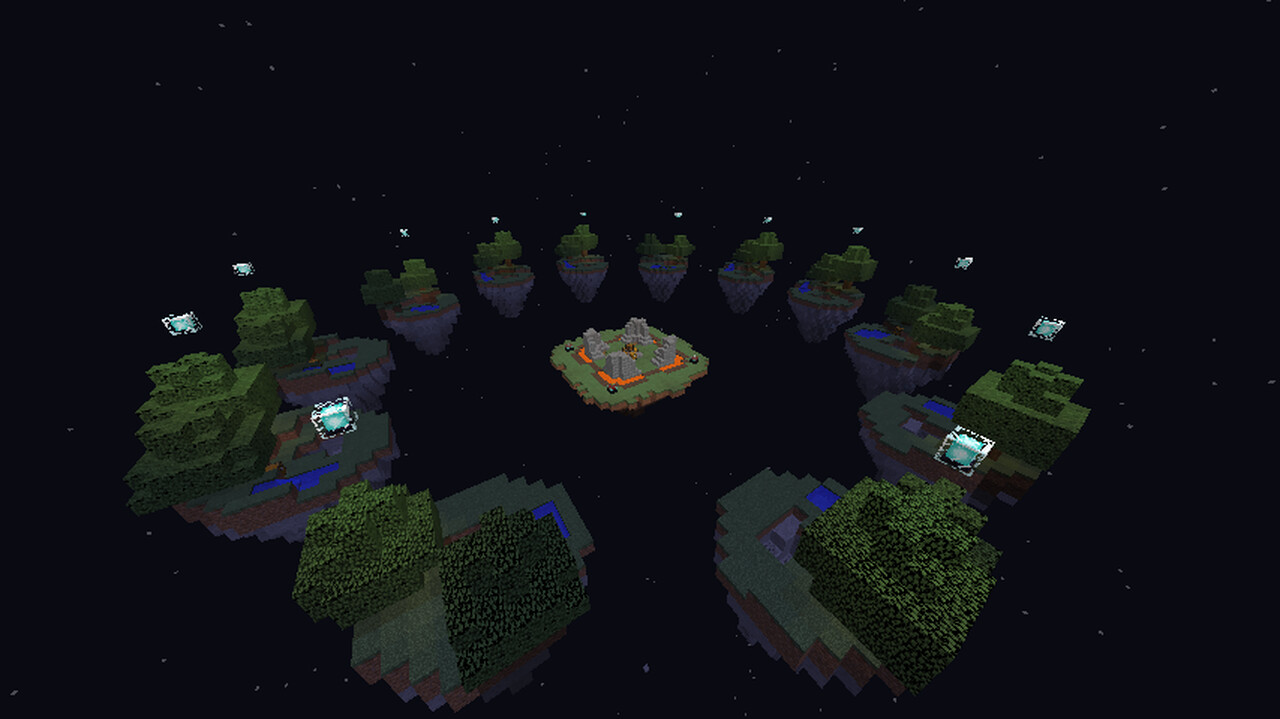 5 mundos skyward Minecraft Map