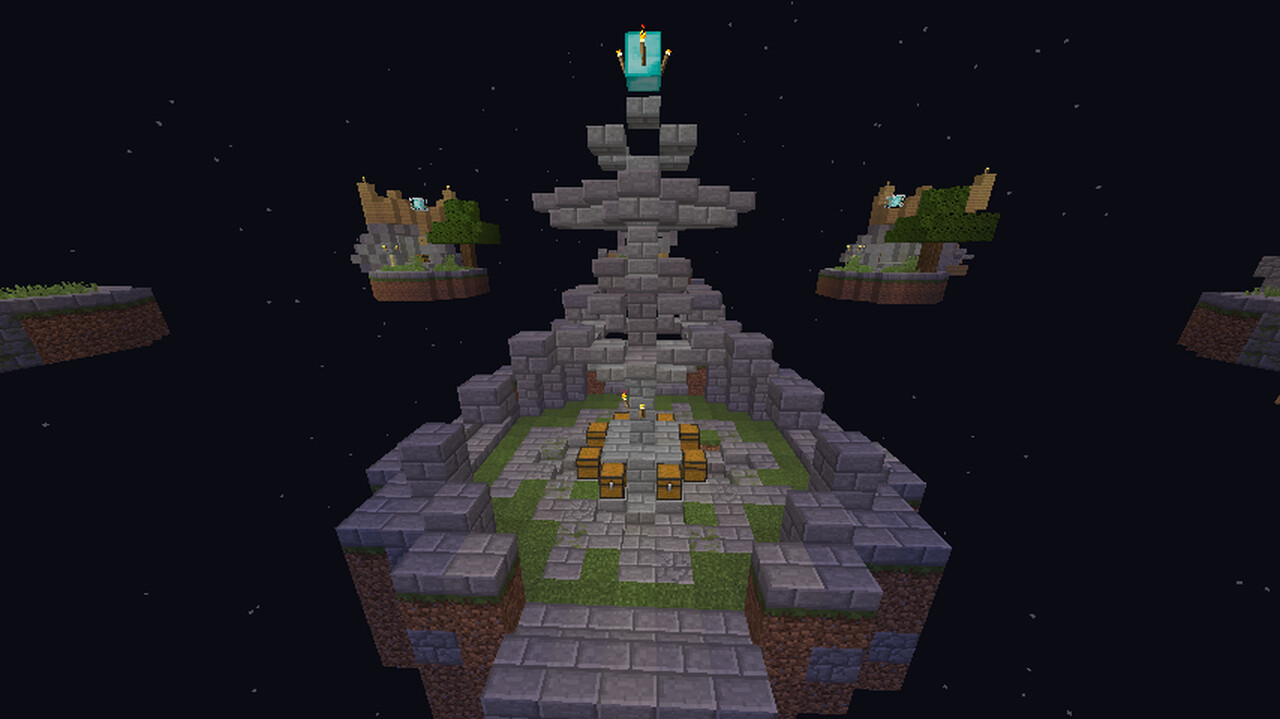 5 mundos skyward Minecraft Map