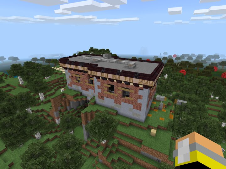 Abandoned factory build Minecraft Map