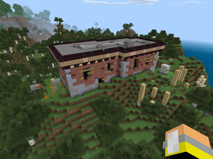 Abandoned factory build Minecraft Map
