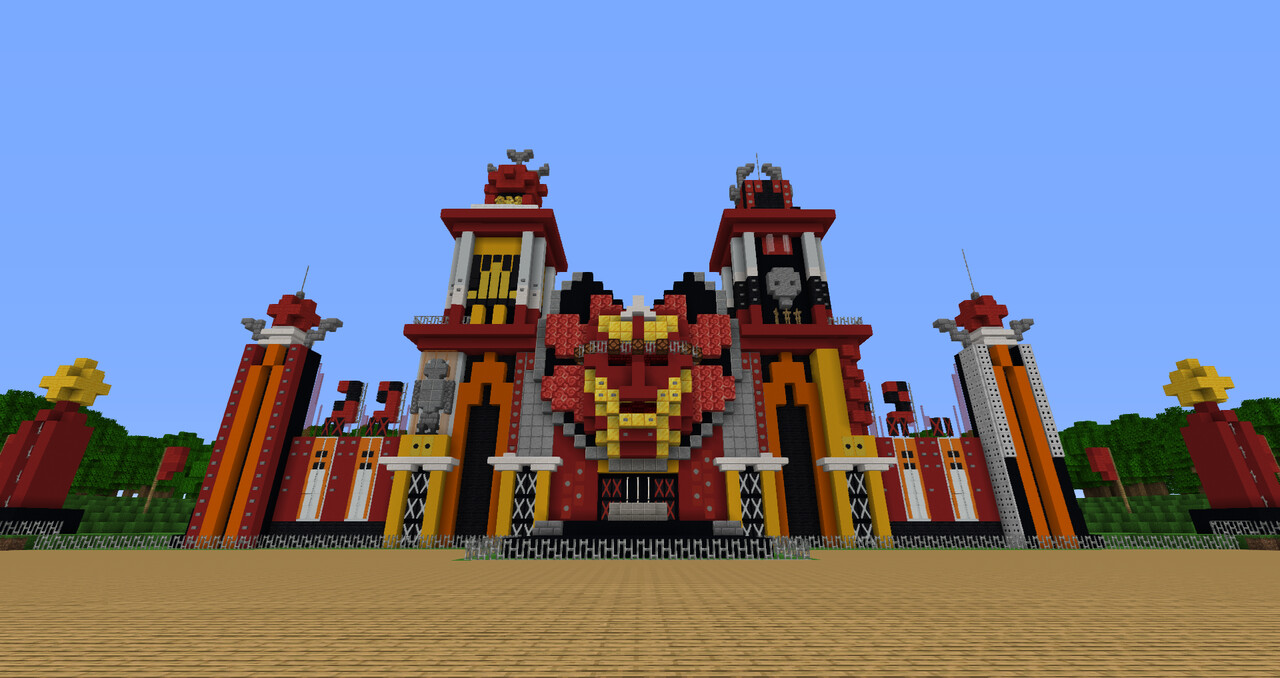 Defqon.1 2014 Mainstage Minecraft Map