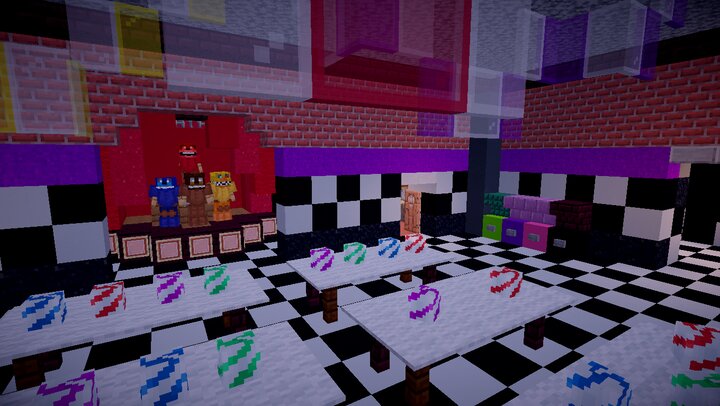 Fredbear's Family Dinner FNaF 4 (no mods, no texture packs) Minecraft Map